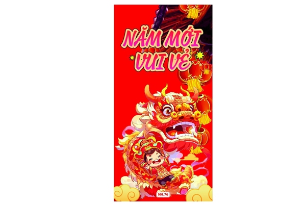 In bao lì xì con rồng 2024 giá rẻ lấy ngay tại Hà Nội